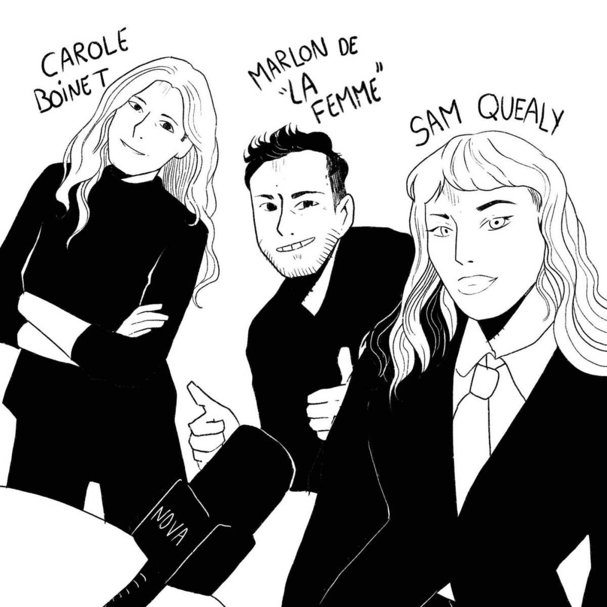 Sam Quealy sort son 1er album, Marlon de la Femme l'accompagne et ...